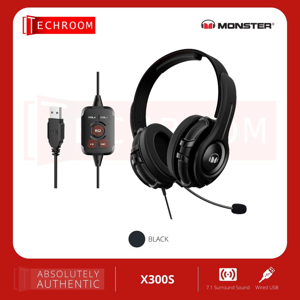 Monster Gaming Knight X300S Headset – Techroom