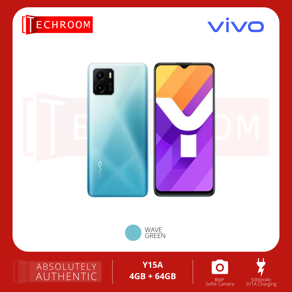 VIVO Y15A | 5000mAh Battery | 4GB RAM + 64GB ROM | 8MP Selfie Camera ...